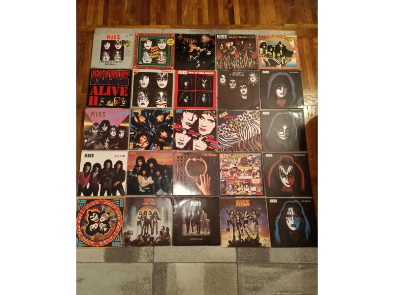 KISS LP Kolekcija 25 ploča, Mint