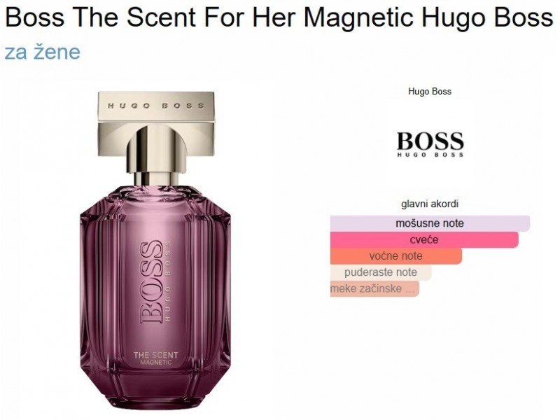Boss The Scent For Her Magnetic Hugo Boss 50 ml
