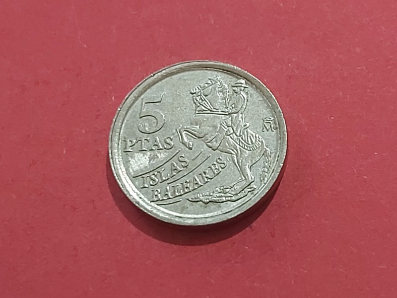 Španija - 5 pesetas 1997 god Balearska ostrva