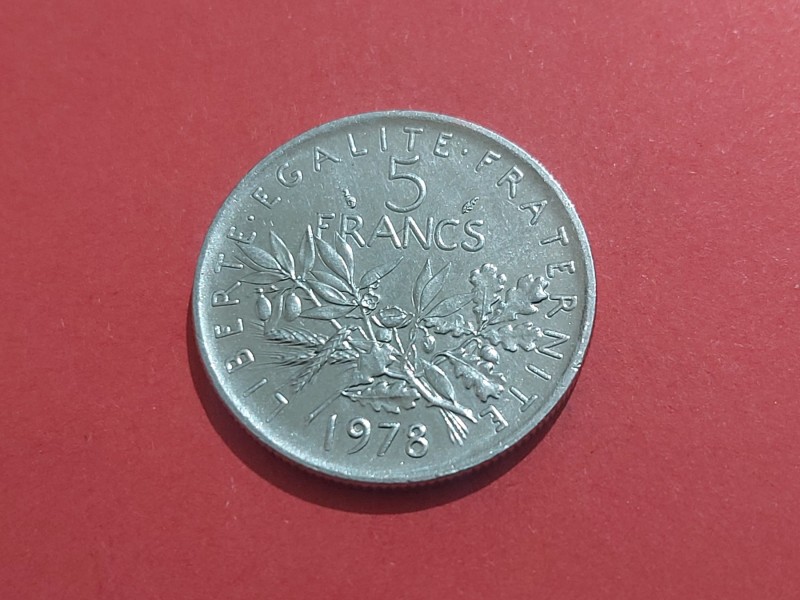Francuska - 5 francs 1978 god