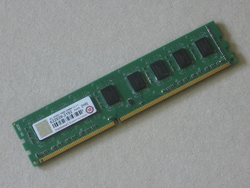 Memorija DDR3 Transcend 4GB, 1600MHz