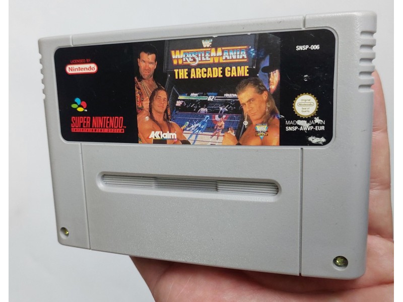WWF WrestleMania The Arcade Game SNES