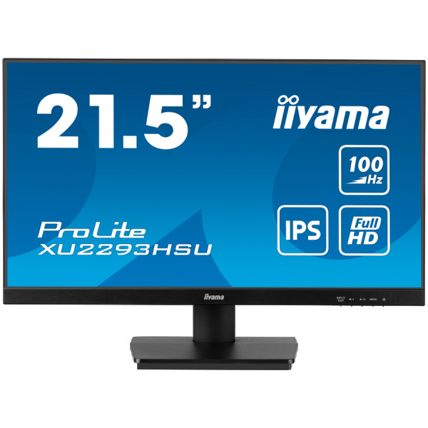 IIYAMA Prolite XU2293HSU-B7 Business Monitor - 54.5 cm (21.5''), FULL HD (1920x1080), IPS LED, 100Hz, 300 cdm˛, matte black ( XU2293HSU-B7