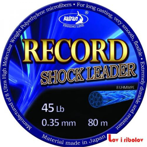 Upredena struna Katran Shock Leader Record 60lb 80m