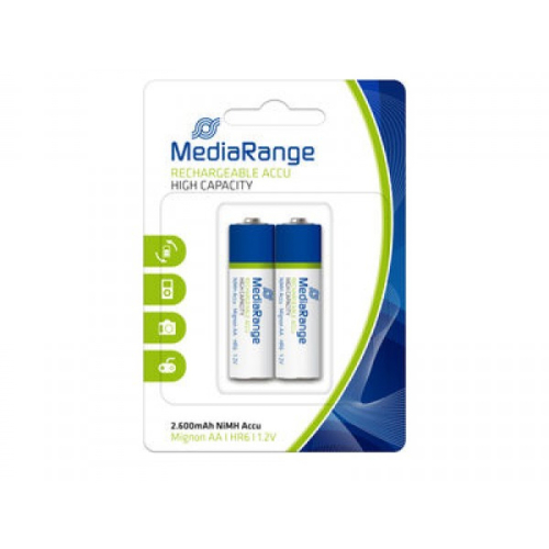 MEDIARANGE LR6 2600 mah Punjiva baterija AA 1/2 blister