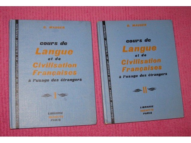 COURS DE LANGUE ET DE CIVILISATION FRANCAIS I-II 1955.