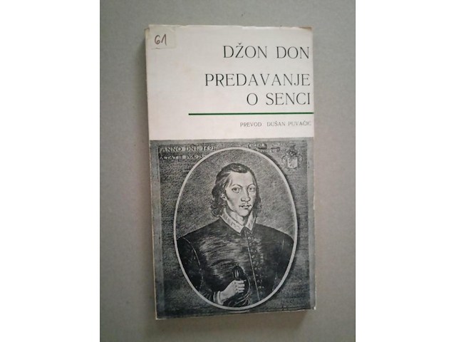 Džon Don - Predavanje o senci