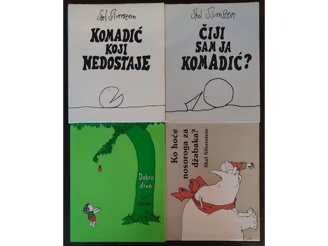 Shel Silverstein KOMPLET 4 knjige - Mono/Manana / MINT!