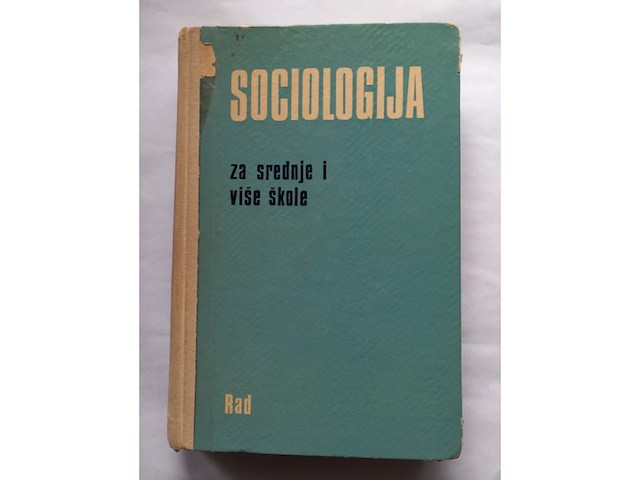 Sociologija za srednje i više škole