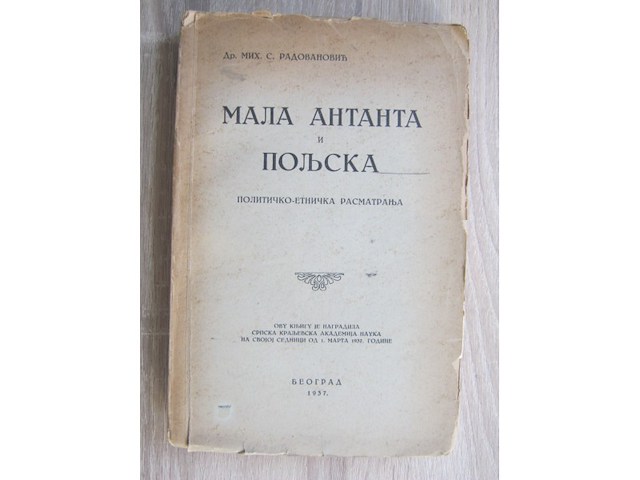 Mala Antanta i Poljska - Posveta i potpis pisca, 1937.