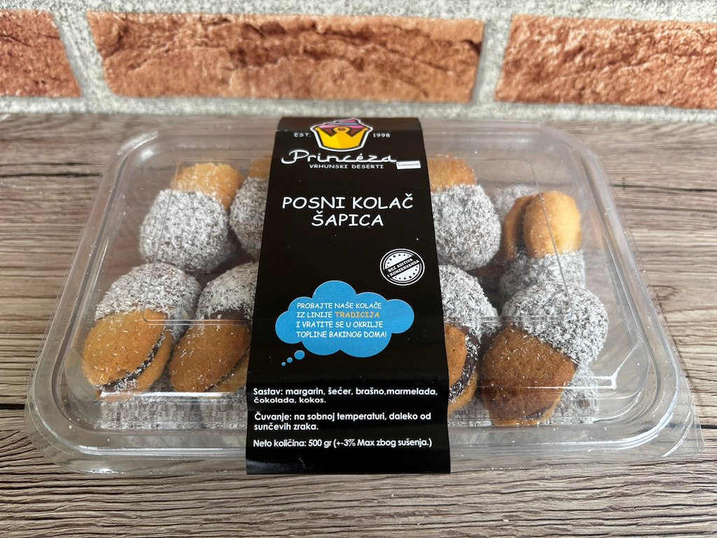 Posni kolač šapica 500g