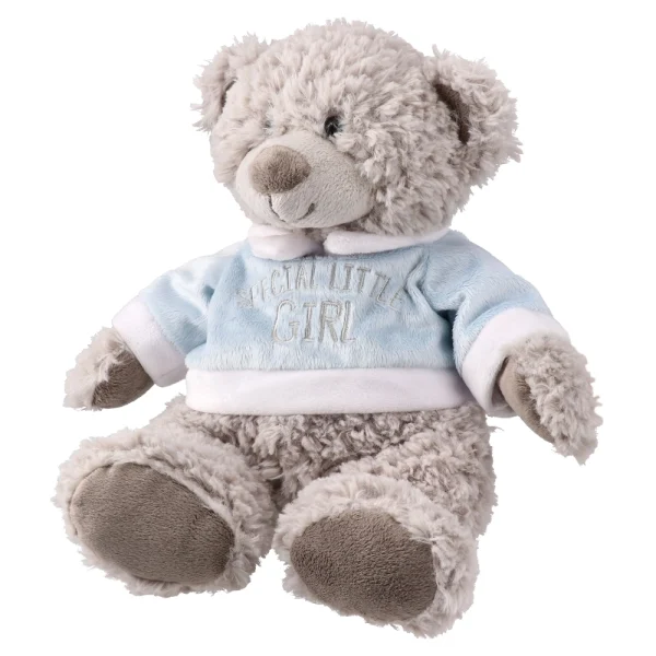 Plush Teddy, plišana igračka, meda, siva, 23cm