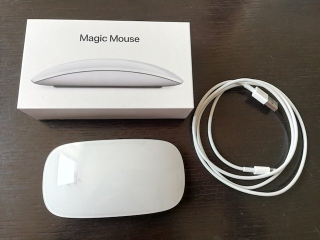 Apple Magic Mouse 2, A1657, kutija, punjac, kabal
