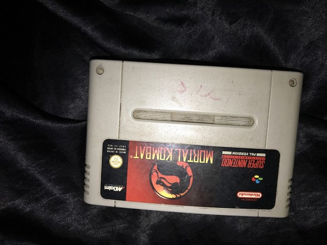 Kertridz super nintendo motral kombat Japan