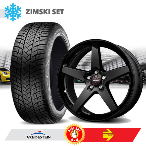 205/55 R17 SET Z VREDESTEIN + MOMO FIV MB 5/112