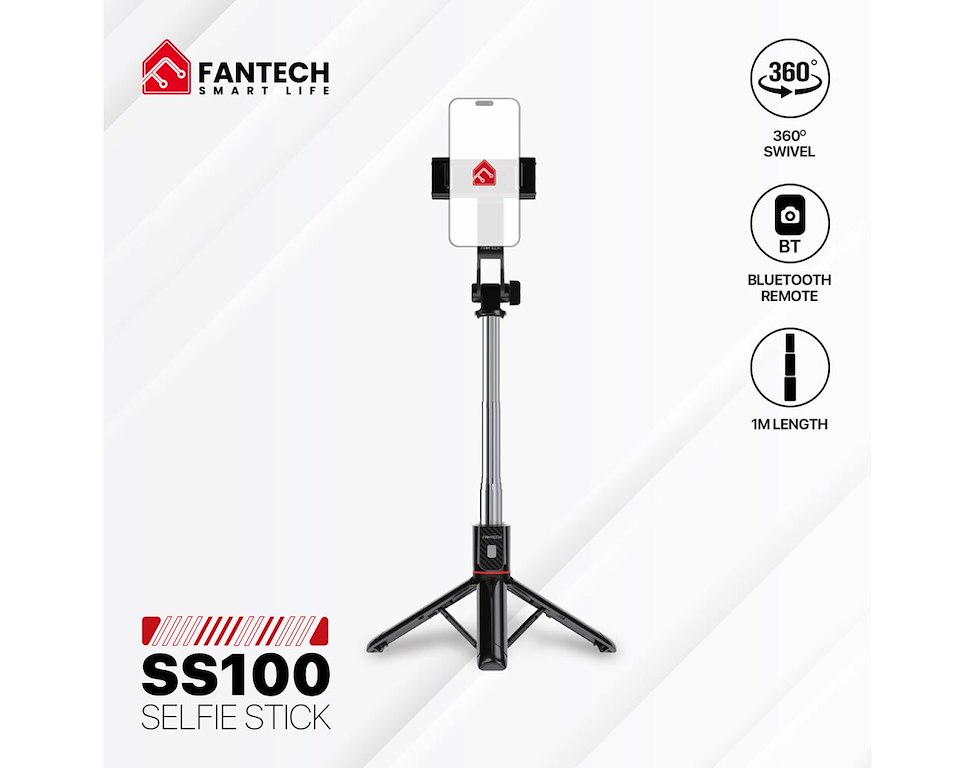 Selfie stick Fantech SS100 selfi stap crni