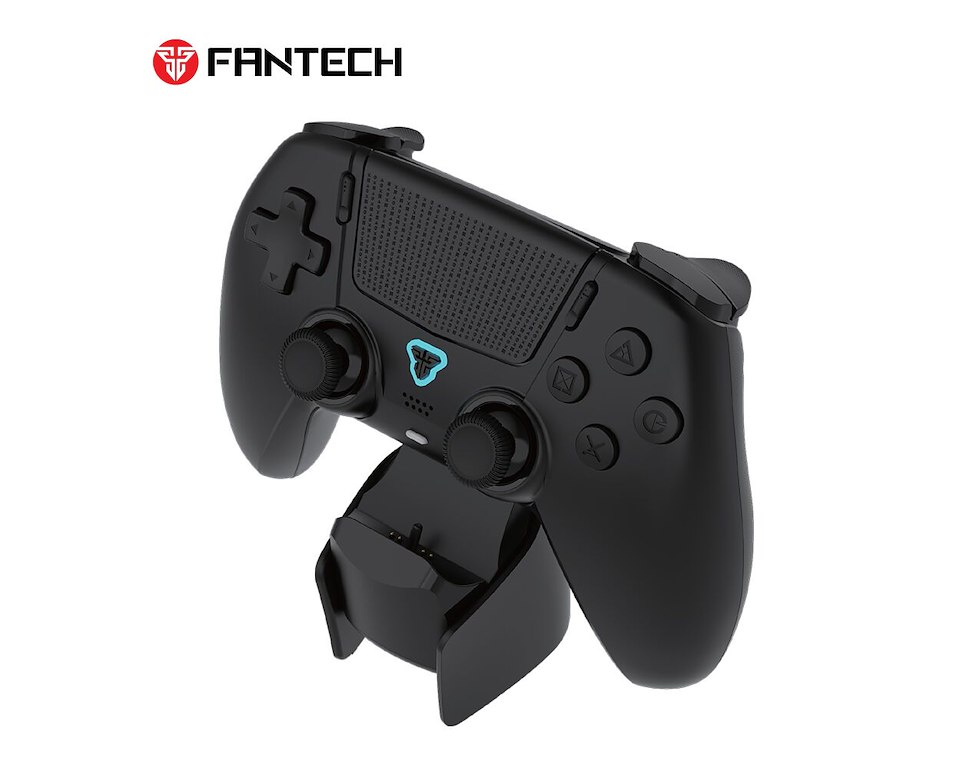 Joypad wireless charging Dock station Fantech ACGP05 WGP16, PS5 compatible crni