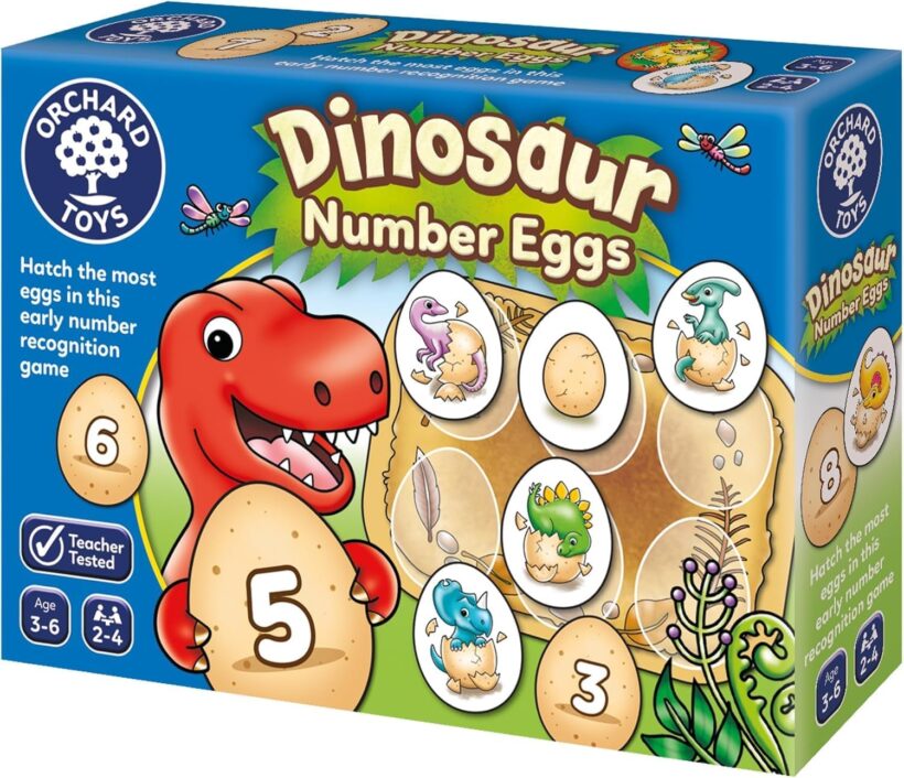 Dinosaur Number Eggs
