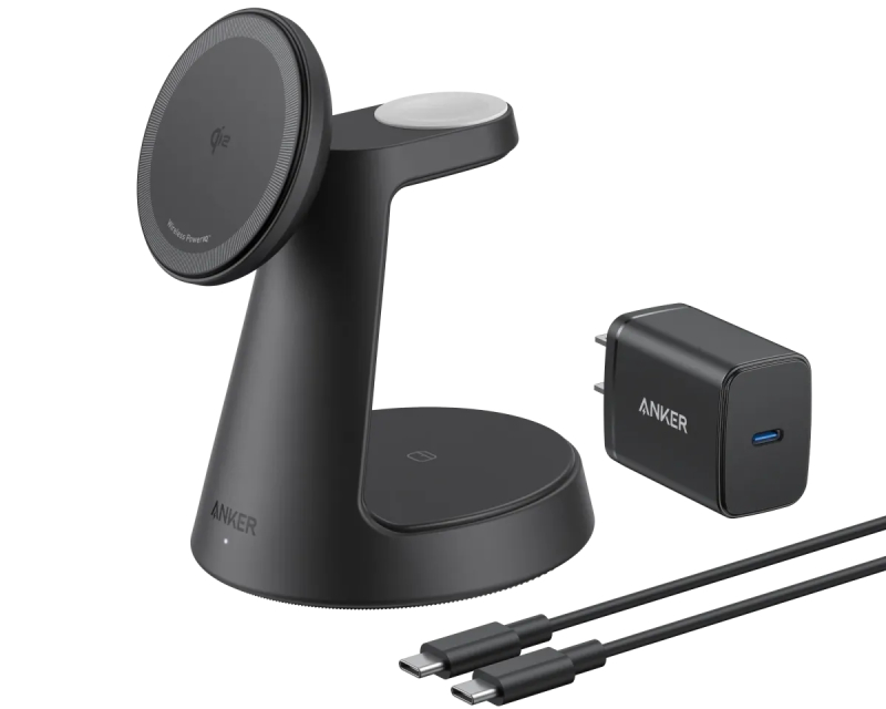 ANKER MAGGO BEŽIČNI DOCK STAND 3U1 CRNI