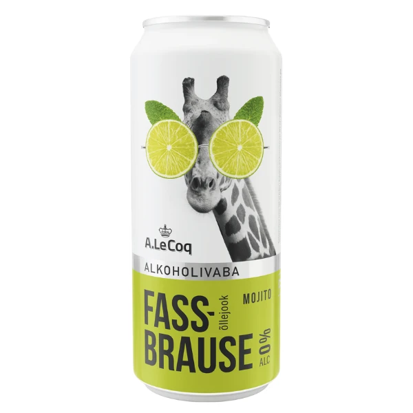 Pivo Bezalkoholno Fassbrause Mojito 0% 0,5l can