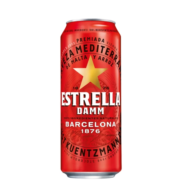 Pivo Estrella Damm 0,5l can