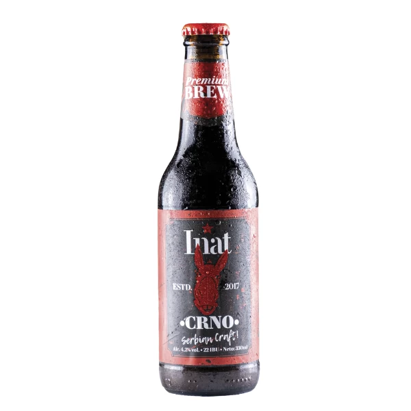 Pivo Inat Crno 0,33l Nepovratna Ambalaža