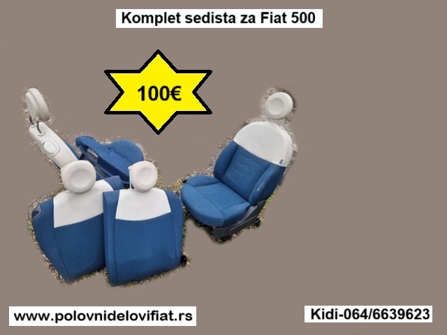 Komplet Sedista za Fiat 500