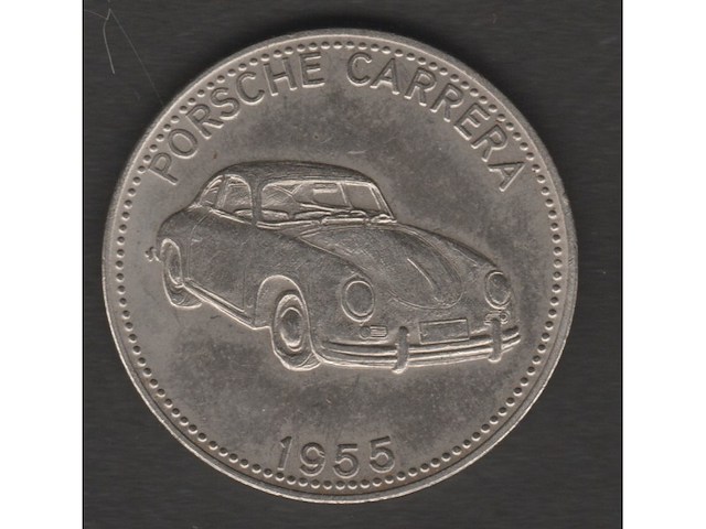 Shell Token, žeton - Porsche Carrera 1955