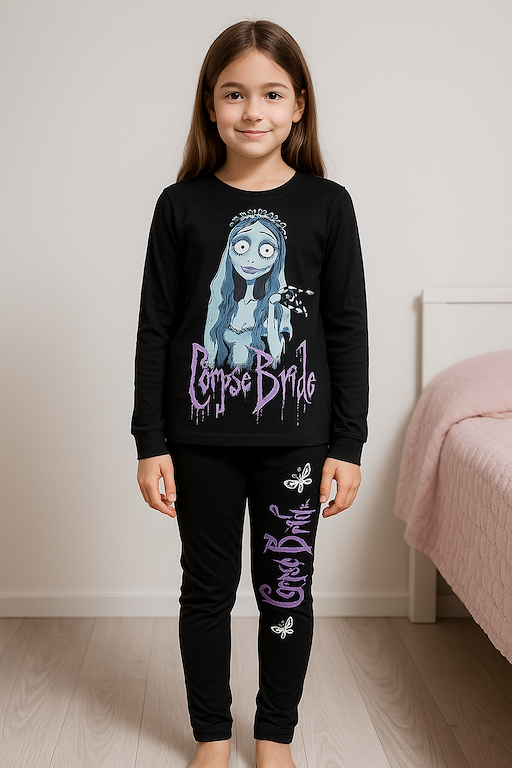 Corpse Bride decija pidzama – set br.134-140 NOVO