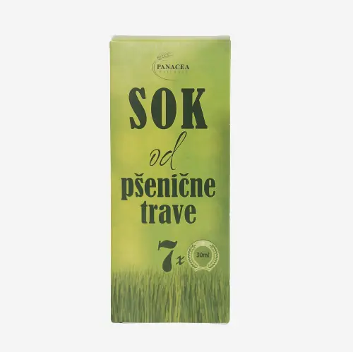 Sok od pšenične trave, 7x30ml