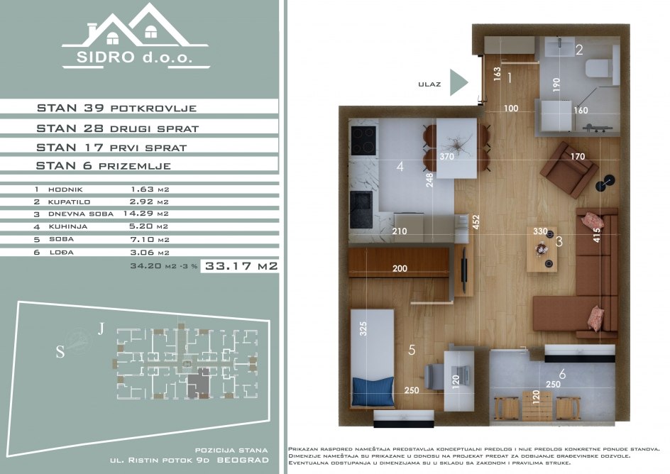 PODACI O STAMBENOJ JEDINICI