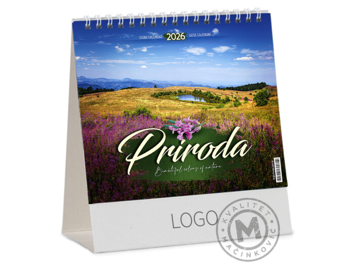 PRIRODA 06-Stoni kalendar: 13 listova, mesečni
