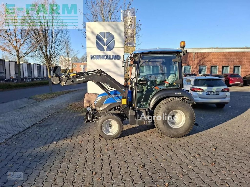 Solis 26 hst mit fahrerkabine und frontlader traktor točkaš