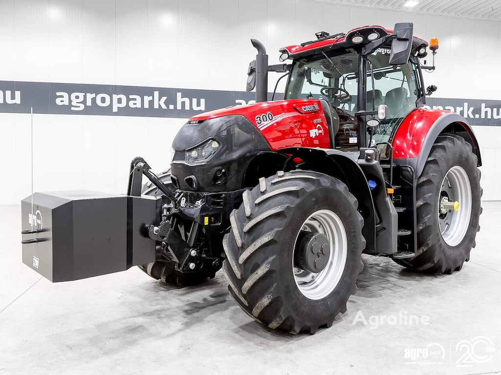 Case IH Optum 300 CVX CVXDrive 50 km/h, axle suspension, cab suspension traktor točkaš