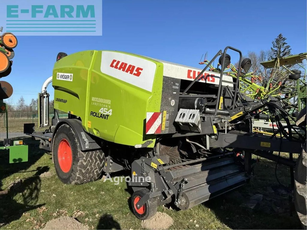 Claas press- wickelkombi 454 uniwrap balirka za četvrtaste bale