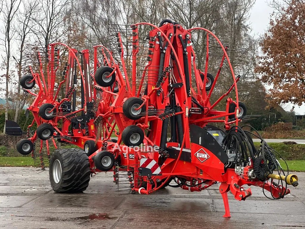 Kuhn GA 15131 Zwadhark 4 rotorhark 15 meter!! sakupljač sena