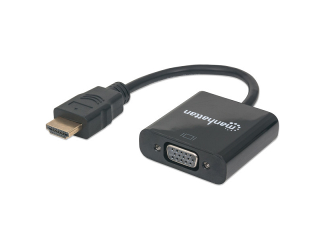 Manhattan (151467) HDMI (muški) na VGA (ženski) adapter