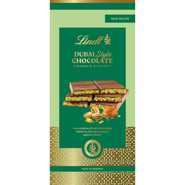 Lindt čokolada dubai 145g lindt
