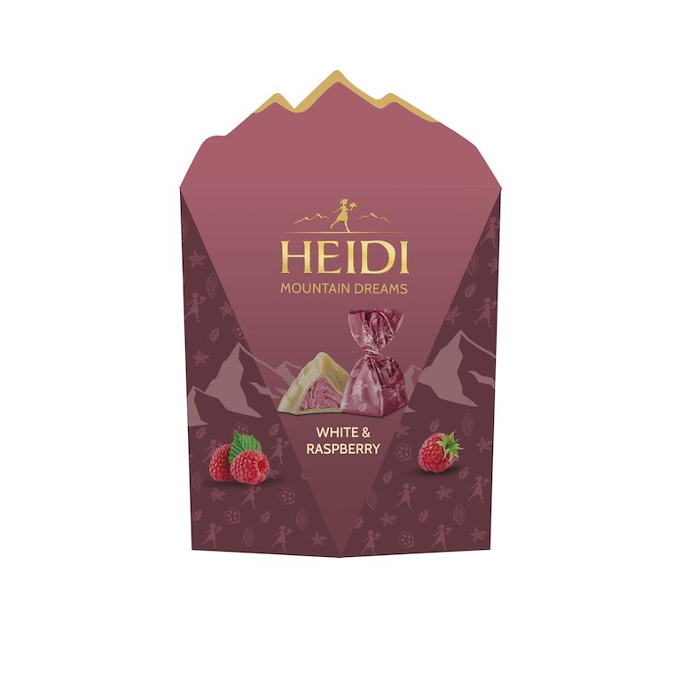 Heidi bombonjera planinski snovi malina 100g heidi