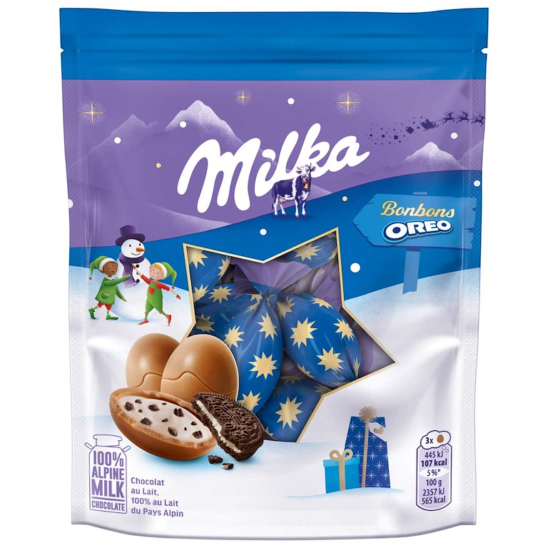 Milka cokolada bonbons oreo 86g