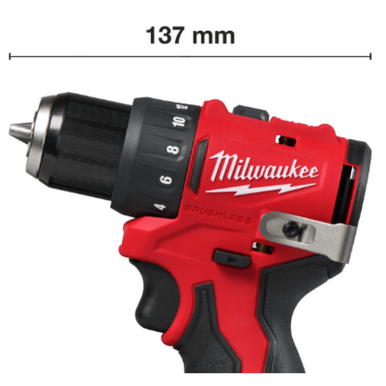 Milwaukee M12 BLDDRC-201B – Bušilica-odvijač 12V, 1x 2.0Ah i punjač u torbi – 4933500773
