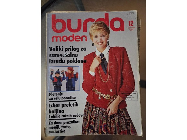 Burda - Decembar 1984.
