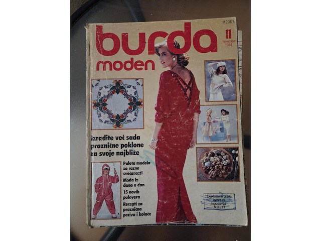 Burda - Novembar 1984.