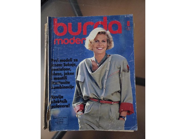 Burda - Avgust 1984.