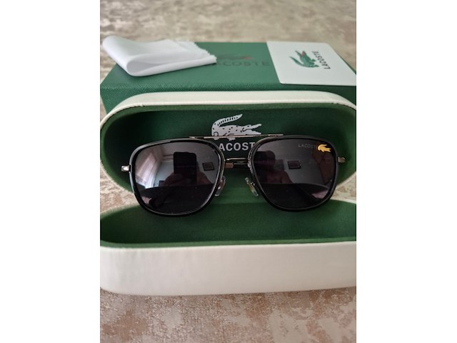LaCoste Suncane Crne Naocare Unisex Nove 2