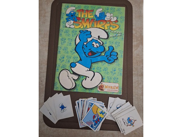 Sličice na komad za album The Smurfs Merlin 1996