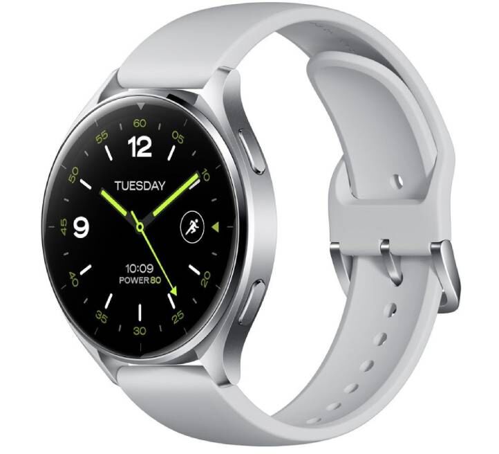XIAOMI SMART SAT WATCH 2 SILVER CASE WITH GRAY TPU STRAP