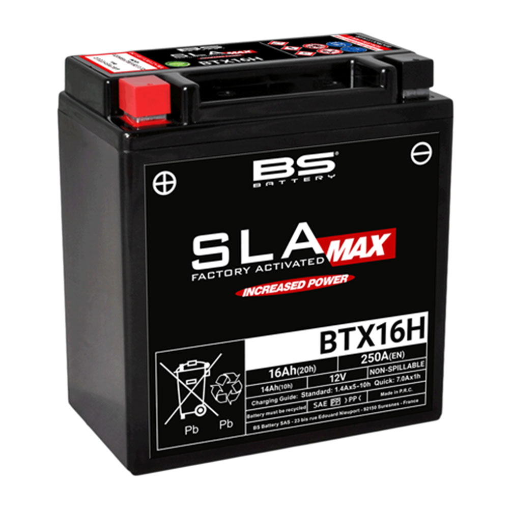 BS akumulator BTX16H-FA 12V 14Ah 250A gel SLA Max levi plus (150x87x161)