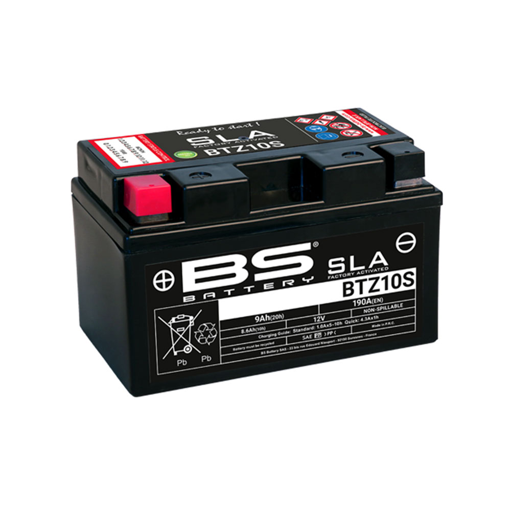 BS akumulator BTZ10S-FA 12V 8.6Ah 190A SLA gel levi plus (150x87x93)