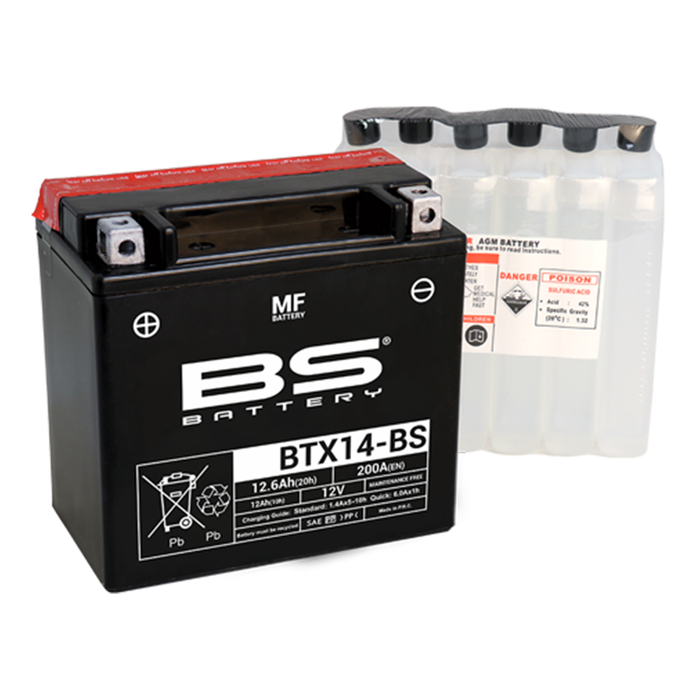 BS akumulator BTX14-BS 12V 12Ah 200A gel levi plus (150x87x145)